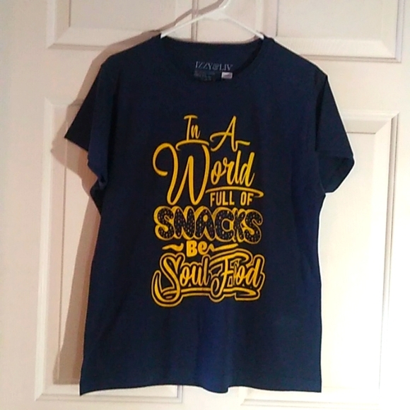 Izzy &Liv | Tops | Izzy And Liv Soul Food Tshirt | Poshmark